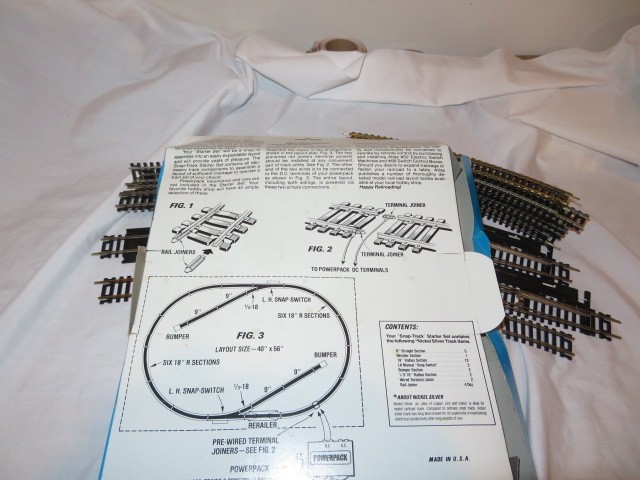 Vintage Atlas HO Starter #88 Set Plus & Minus w/Original Box 32 Pieces ...
