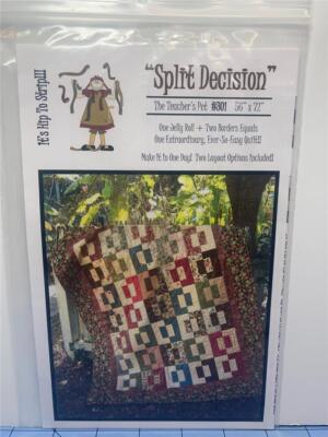 THE TEACHER'S PET Quilt Pattern - SPLIT DECISION #301 - 56" x 72" | eBay