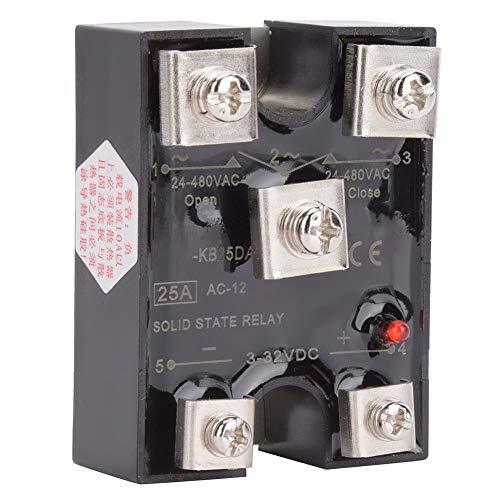 Solid State Relay 25A Single Phase 1NO1NC Solid State Relay DC ...