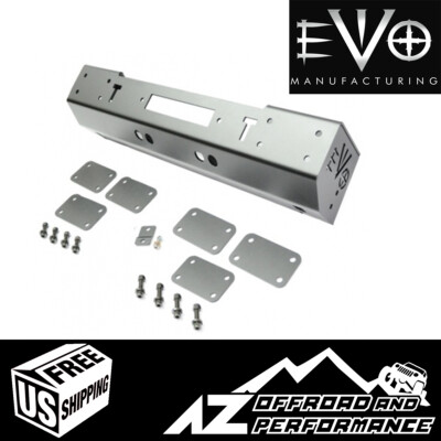 EVO MFG Quarter Pounder Front Bumper - Bare Steel for 07-18 Jeep ...