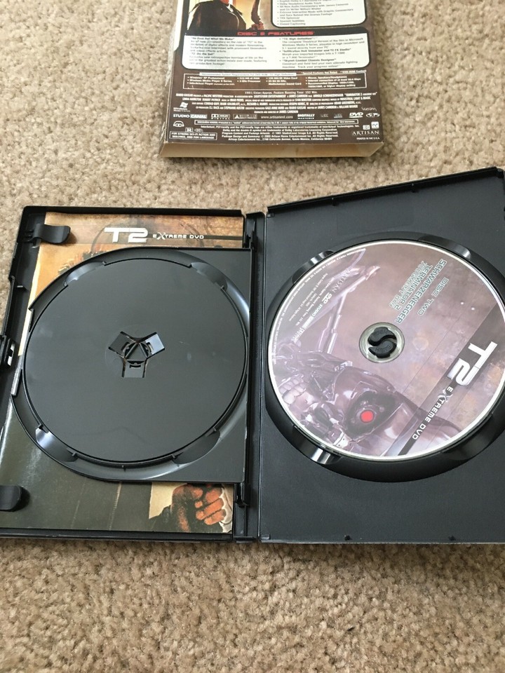 TERMINATOR 2 (T2) The Extreme DVD Edition (DVD, 2001) 2-Disc Set) | eBay