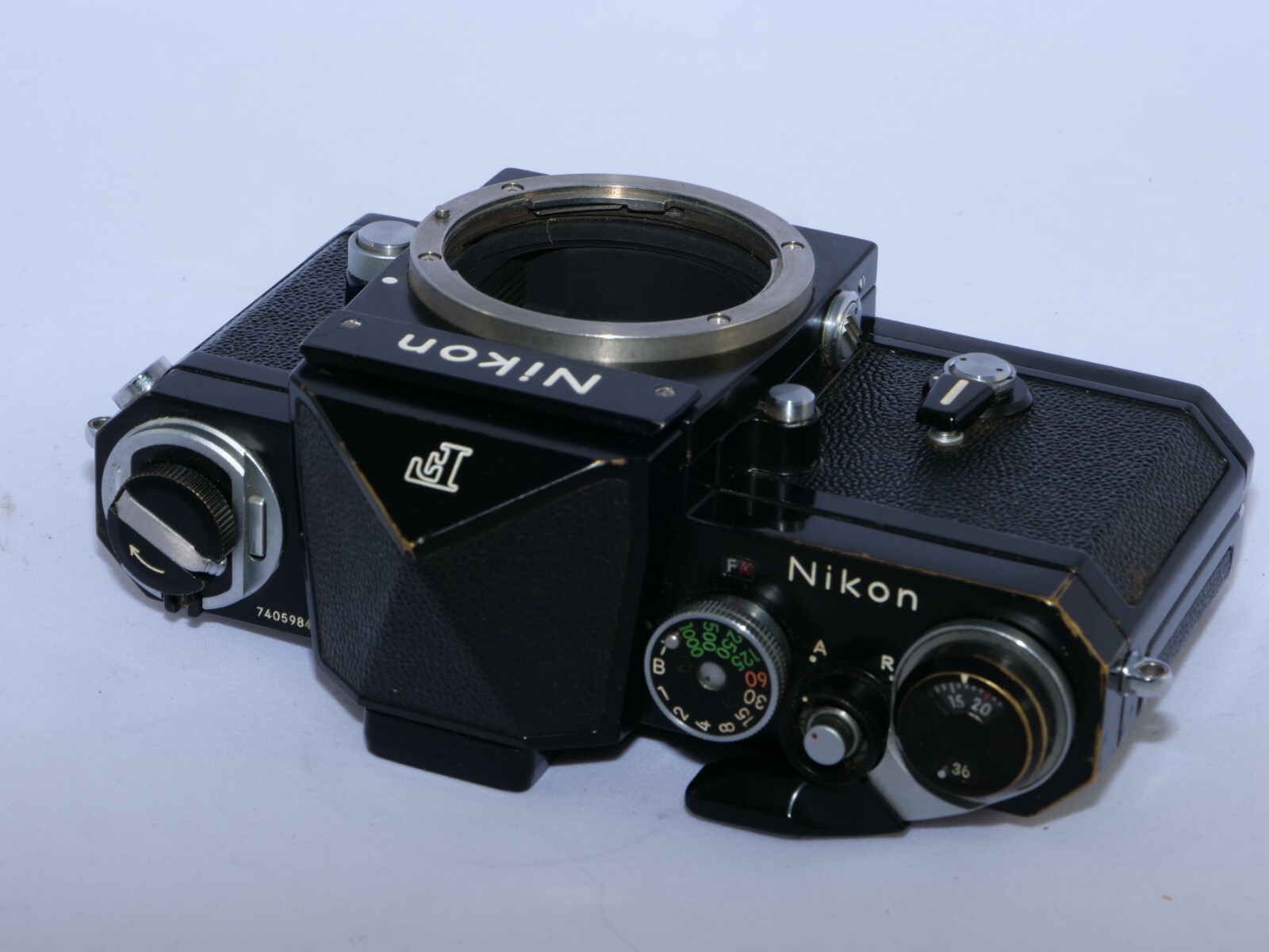 Vintage black Nikon F APOLLO 35mm SLR Film Camera. Eye Level Prism. | eBay