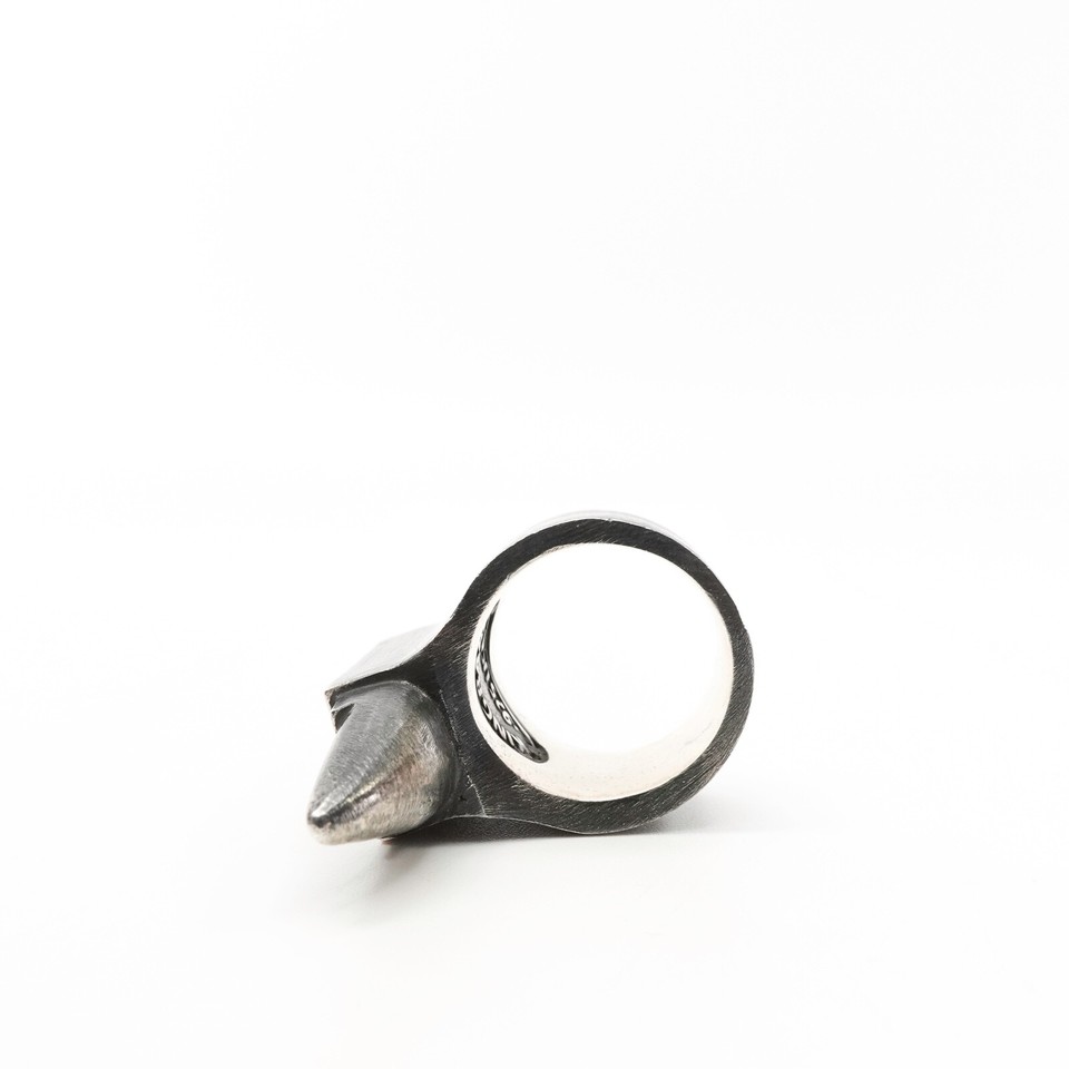 King Baby Studios Anvil Ring Statement Jewelry Fine Silver .925 Size 9 ...