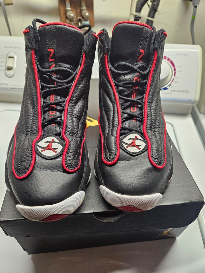 Size 9 - Air Jordan Pro Strong Black University Red | eBay
