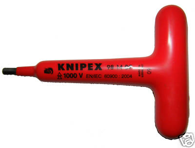 Knipex 98 14 08 S Range VDE Insulated 8mm T-Handle Hex Allen Key | eBay UK
