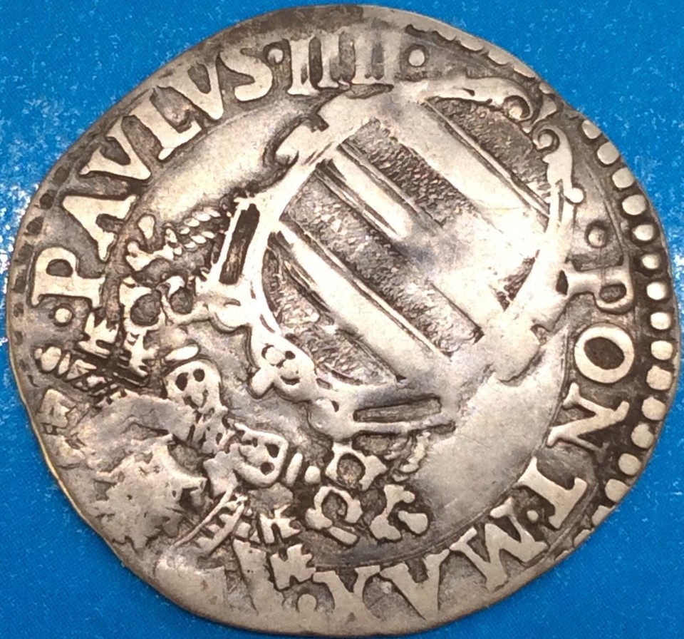 Vatican Paolo IV (1555-1559) Giulio ANCONA St. Paulus 28mm 3g Ag | eBay