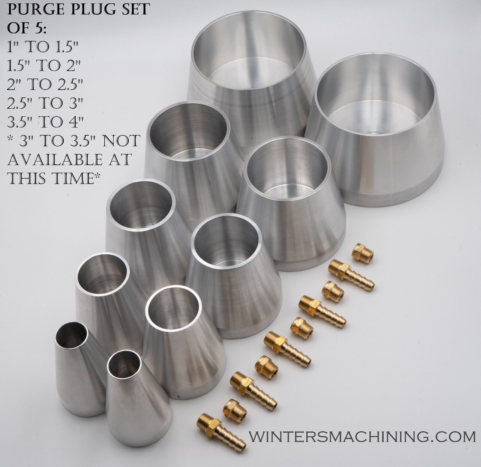 TIG Welding Back Purge Plugs Set of 6 Pairs Total (1.0" to 4.0") | eBay