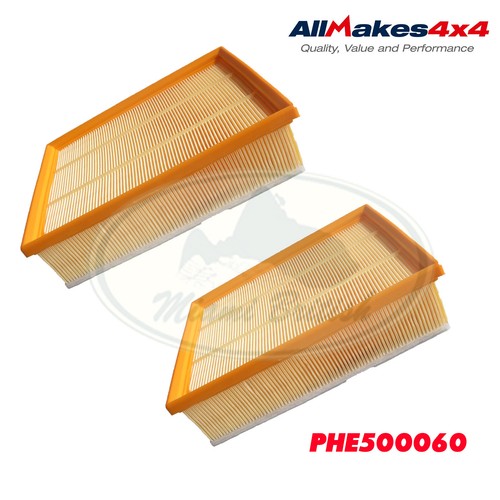 PHE500060 ALLMAKES - LAND ROVER AIR CLEANER FILTER SET x2 DEFENDER 07 ...