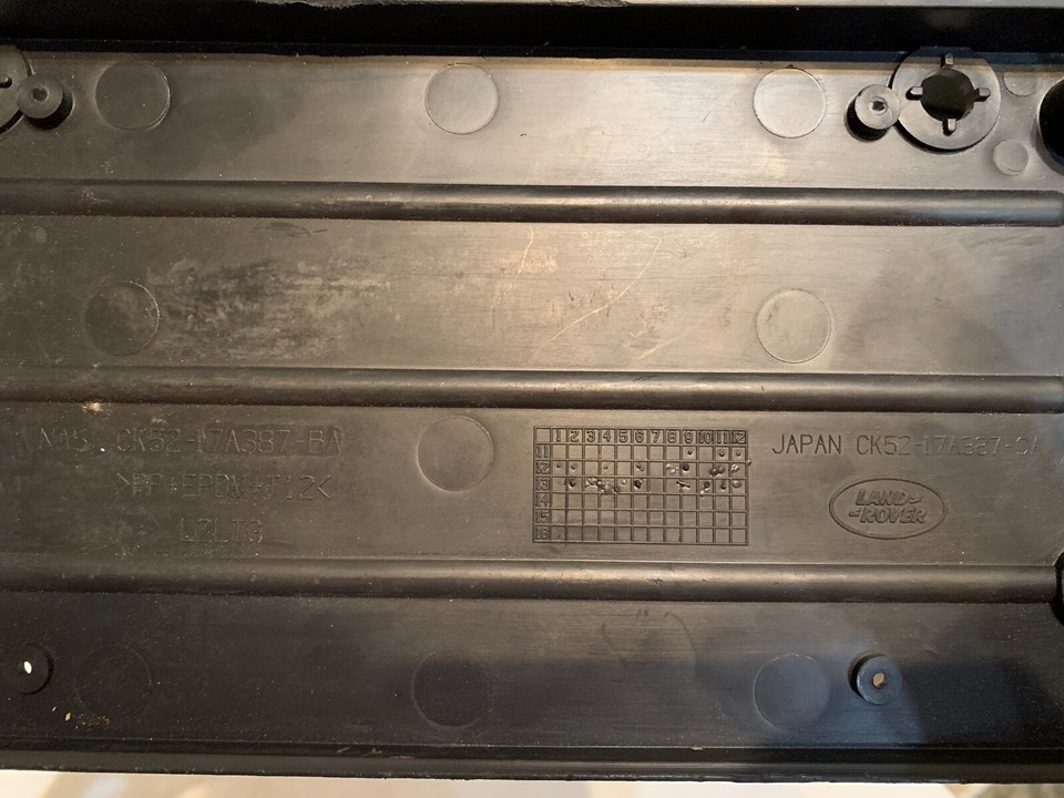 LAND RANGE ROVER FRONT LICENSE PLATE BRACKET HOLDER CK52-17A387-BA OEM ...