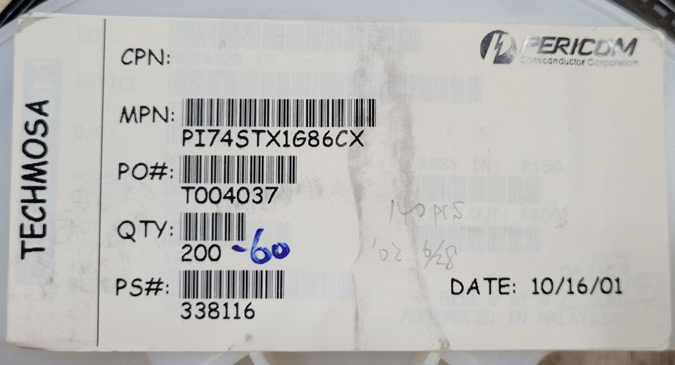 (10 PC) PI74STX1G86C PRC | eBay