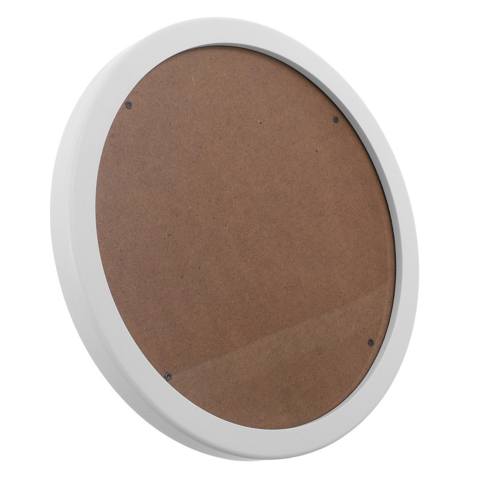 Round Decorative Photo Frame Circular Wooden Picture Collage Frames ...