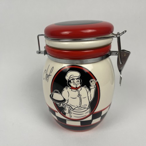 Vintage Chef Garden Ridge Baking Jar Kitchen Decor | eBay