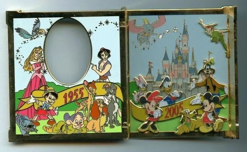 Disney Pins Disneyland Resort Featured Artist Jumbo Story Book Pin LE ...