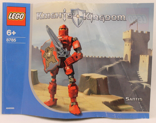 Lego 8785 Knight's Kingdom Santis Instruction Manual Booklet Only 2004 ...