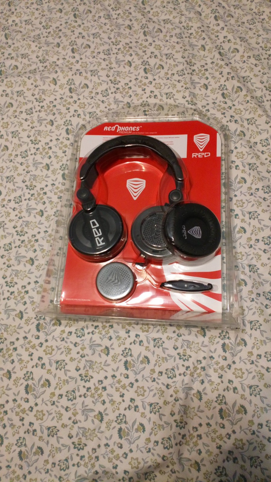 Red Redphones Premium Dj Headphones Black | eBay