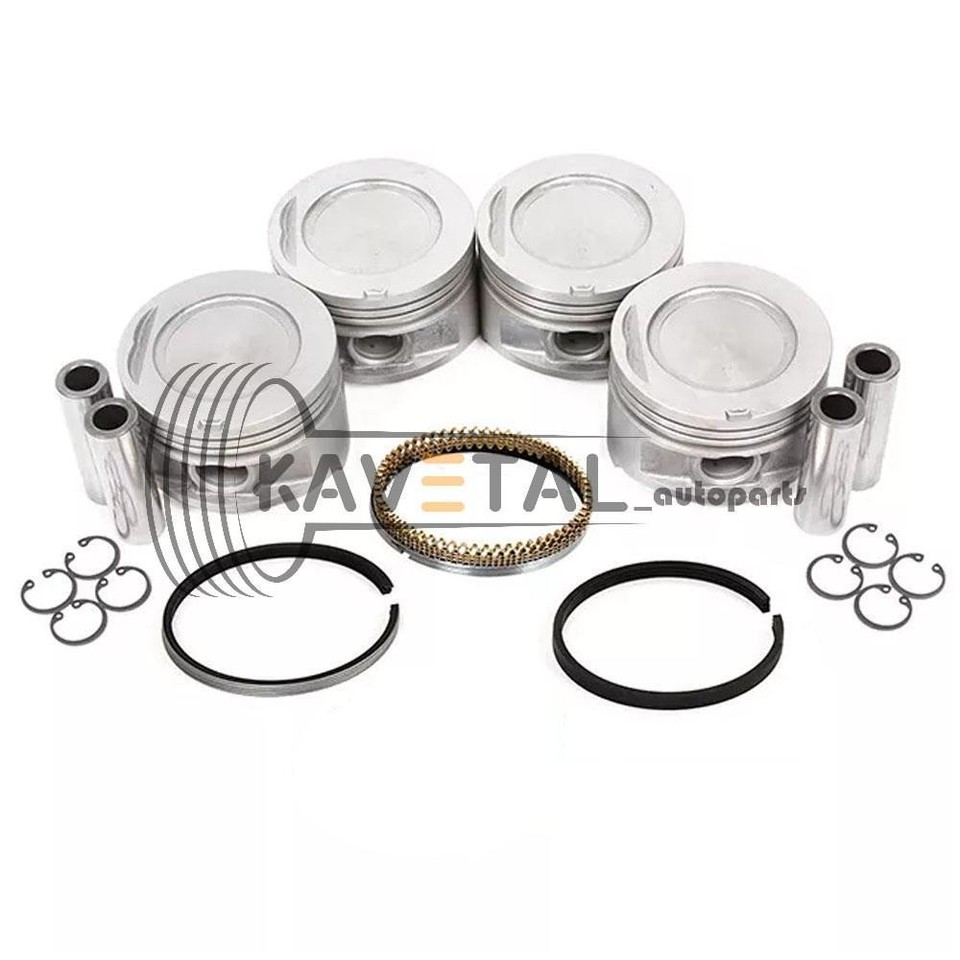 22R 22RE 22REC 2.4L Engine Rebuild Overhaul Kit w/ Rods & Timing Kit ...