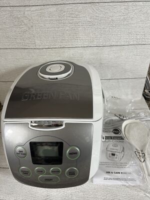 Green Pan Rice Expert Multi-Cooker 8 Cup White Stainless Model GP-EA ...