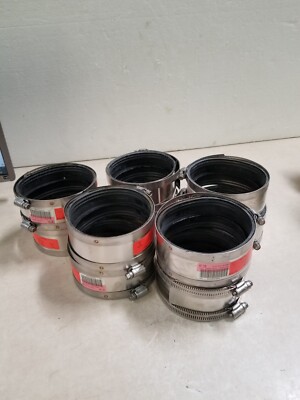 Lot of 10 - Mission Rubber Band-Seal P400 Coupling 4" PL/ST/XH CI | eBay