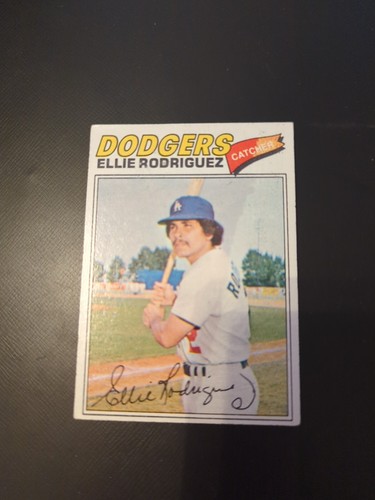 1977 Topps Ellie Rodriguez #448 Los Angeles Dodgers | eBay