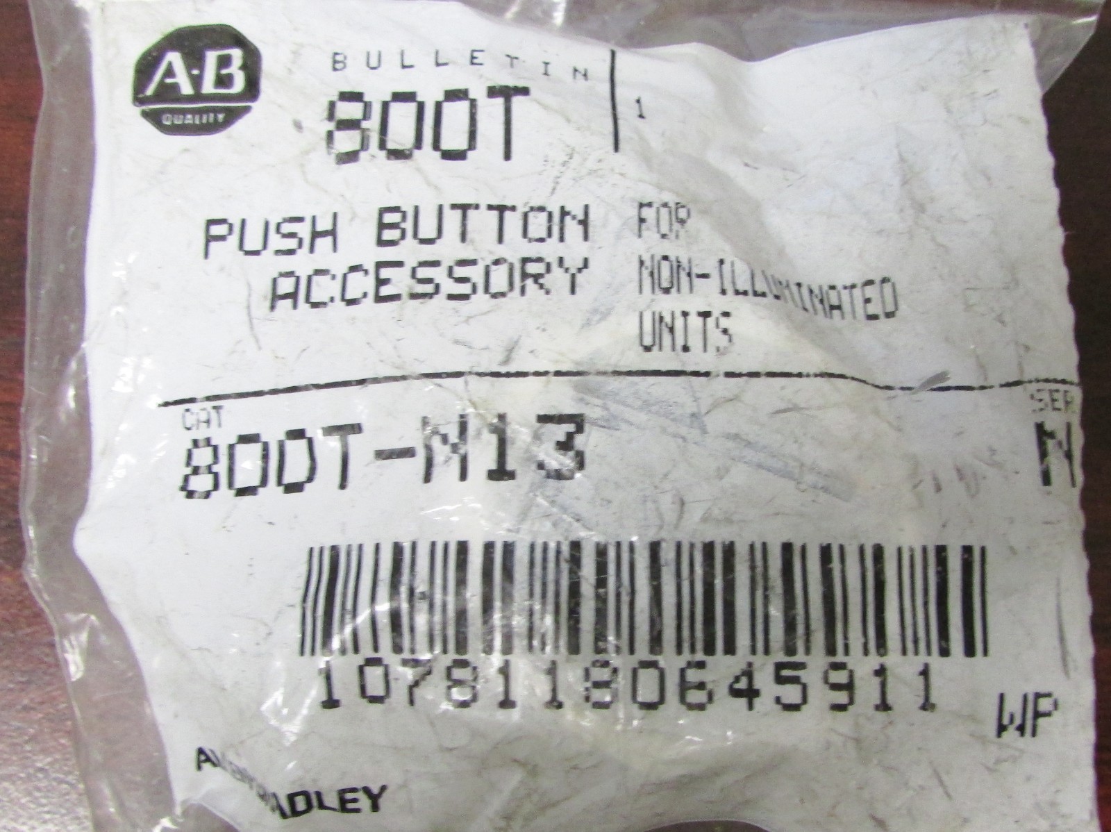 ALLEN BRADLEY Tall Guard for Non Illuminated Push Button Units 800T N13 ...