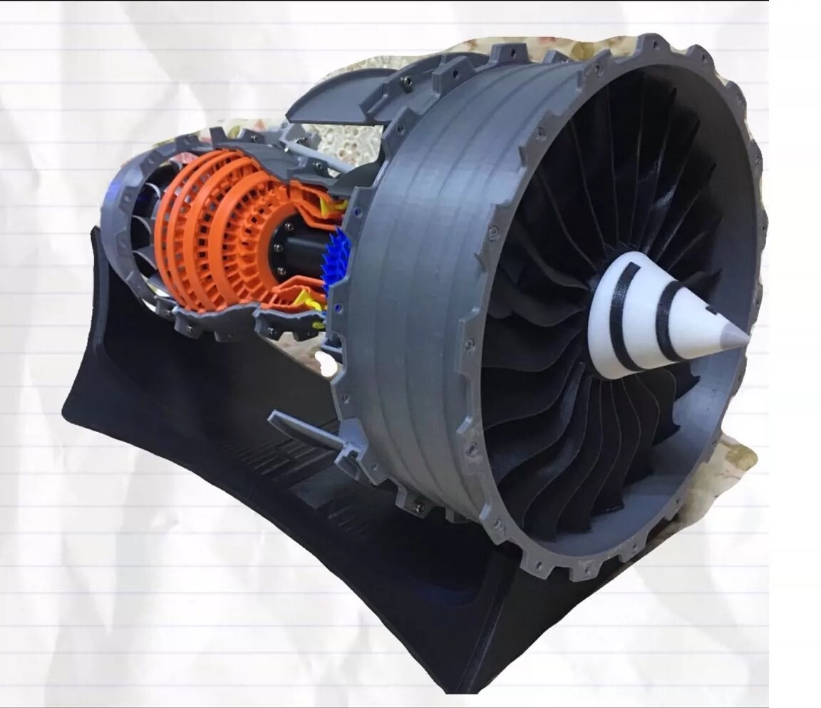 Trent 900 Jet Engine A380 Trent 900 Engine Turbofan Blade Aircraft