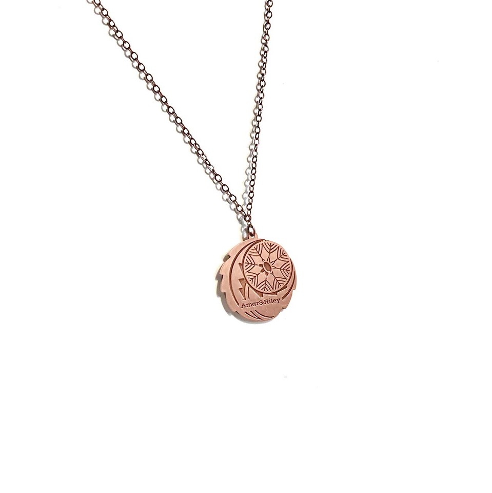 NEW! Amar&Riley “DANDELION” NECKLACE — Antique Copper Finish w/18 ...