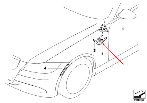 NEW BMW 3 E90 FRONT RIGHT TURN SIGNAL 63137838540 7838540 OEM | eBay