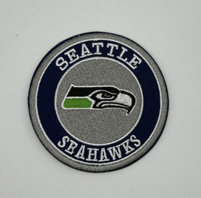 MR ALE NFL 3” Seattle Seahawks Patch Embroidered Iron-On/Sew-On Patch ...