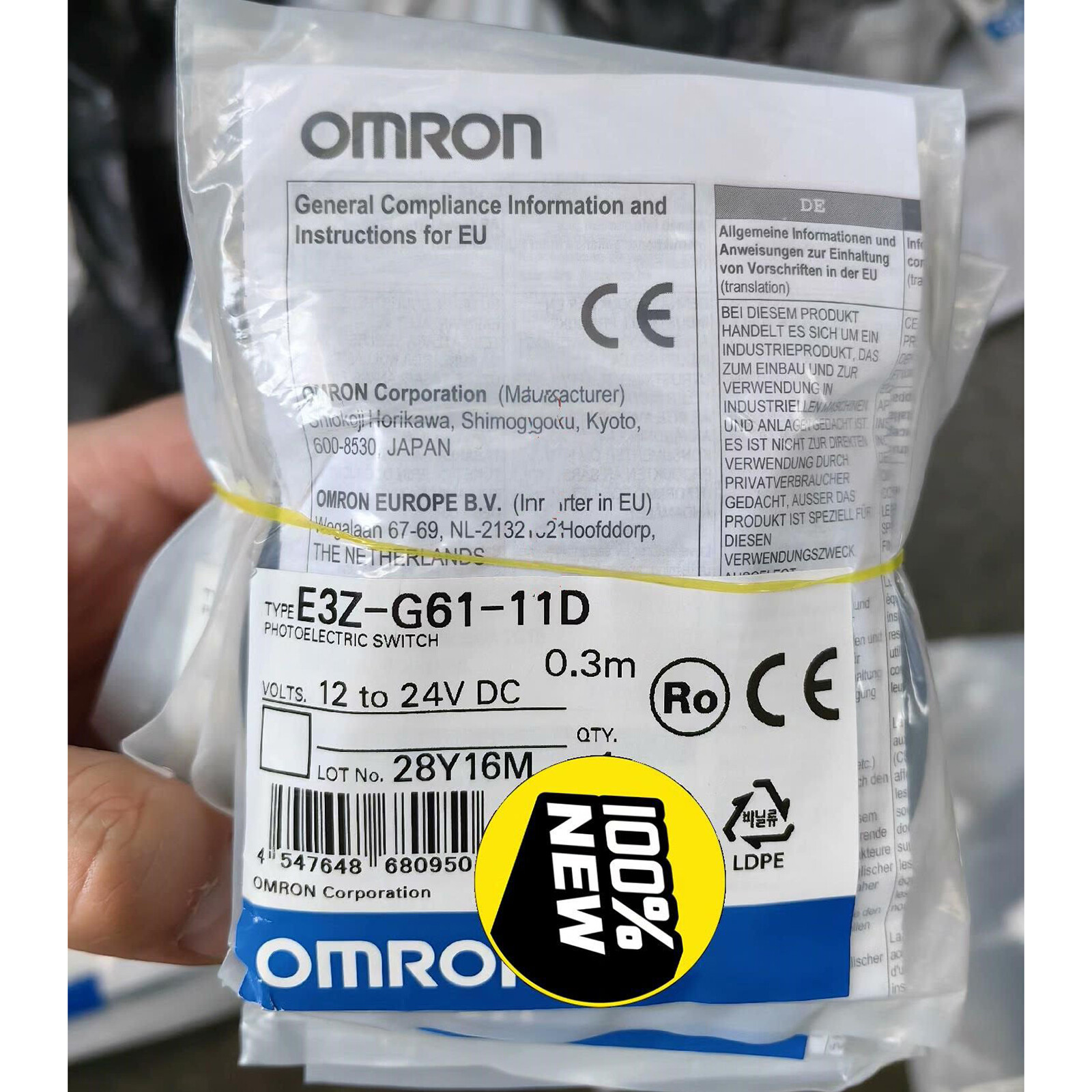 New ONE Omron E3Z-G61-11D E3ZG6111D Photoelectric Switch SPOT STOCK | eBay