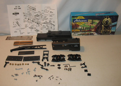 Athearn Ho Scale P.R.R. 200 Ton Wreck Crane Train Car Kit 1701 Model ...