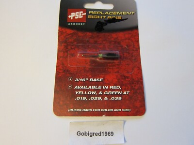 NEW PSE Replacement Sight Pin .019 .029 Red Yellow Green LOTS More ...