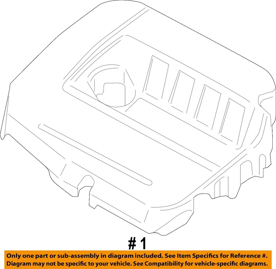 FORD OEM 17-19 Escape Engine Appearance Cover-Engine Cover GV6Z6A949A ...
