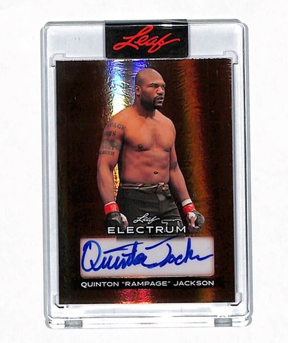 2024 Leaf Electrum Quinton Rampage Jackson 17/20 Auto Autograph Card | eBay