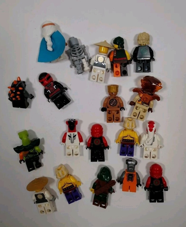 Lego Ninjago 19 Minifigures Lot No Cracks Authentic Good Condition Zane ...