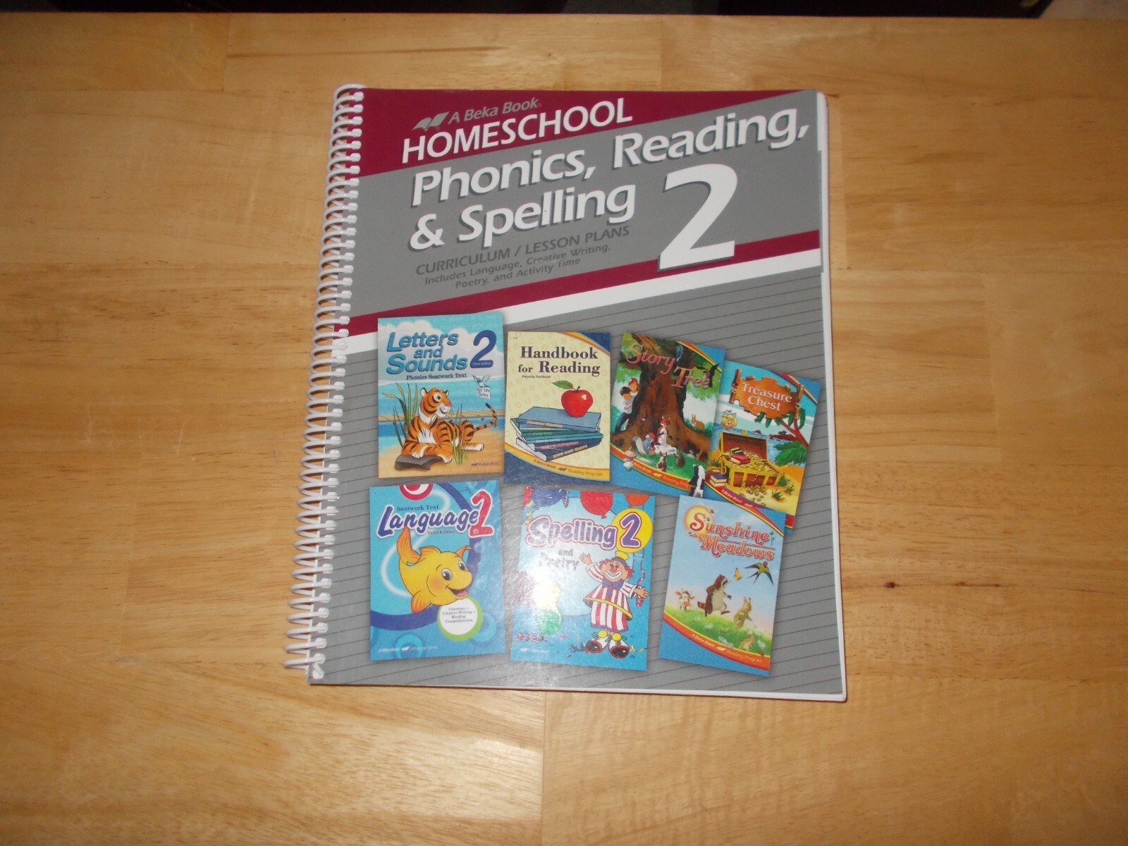 A Beka Home School Phonics Reading & Spelling 2 Curriculum Lesson Plans ...