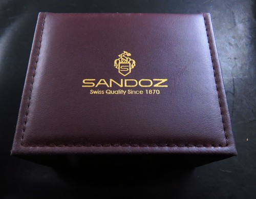 GENUINE SWISS SANDOZ LEATHER AUTOMATIC MEN WATCH BOX FREE SHIPPING | eBay
