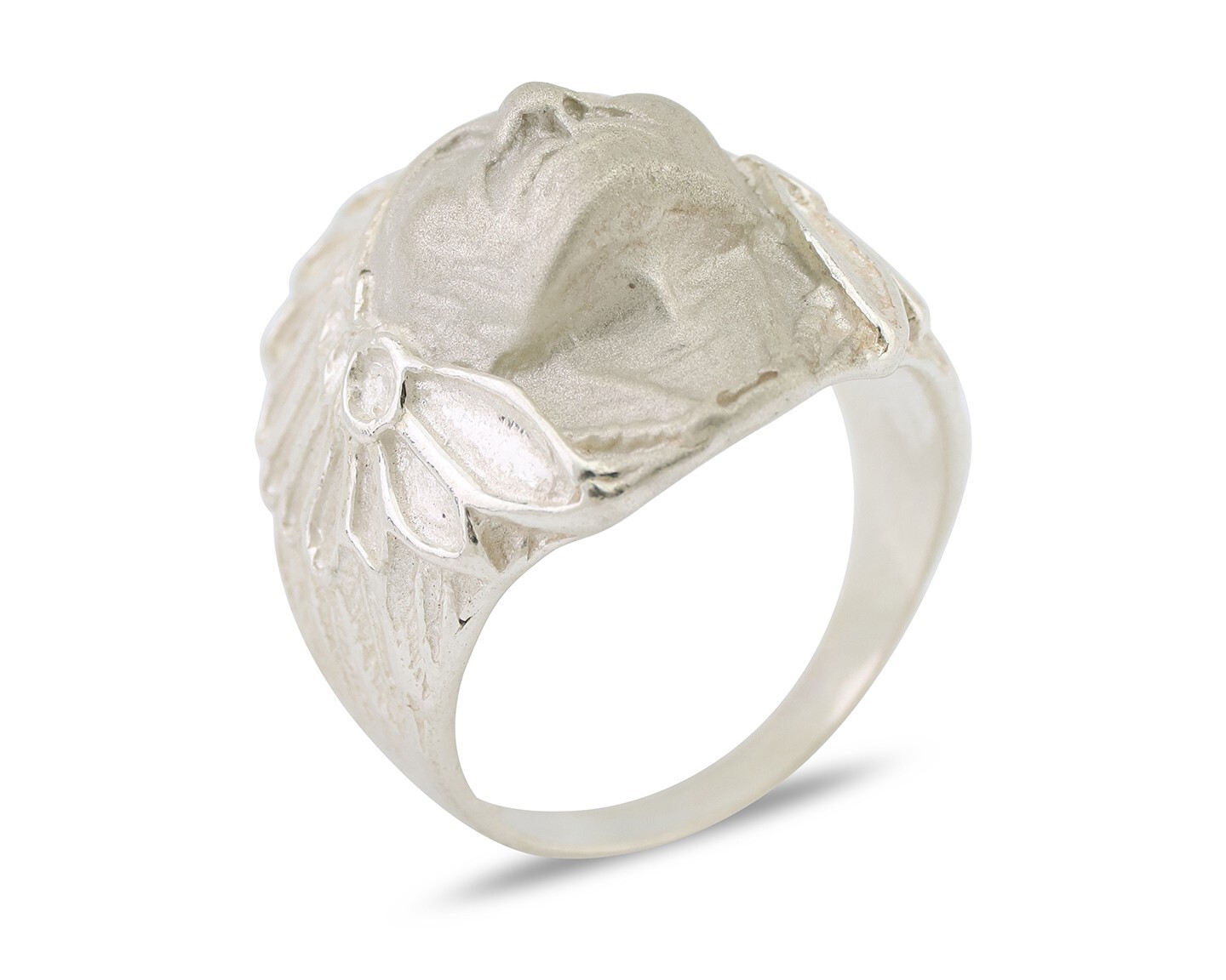 Indian Chief Ring 925 Sterling Silver SOLID CAST 925 STERLING SILVER ...