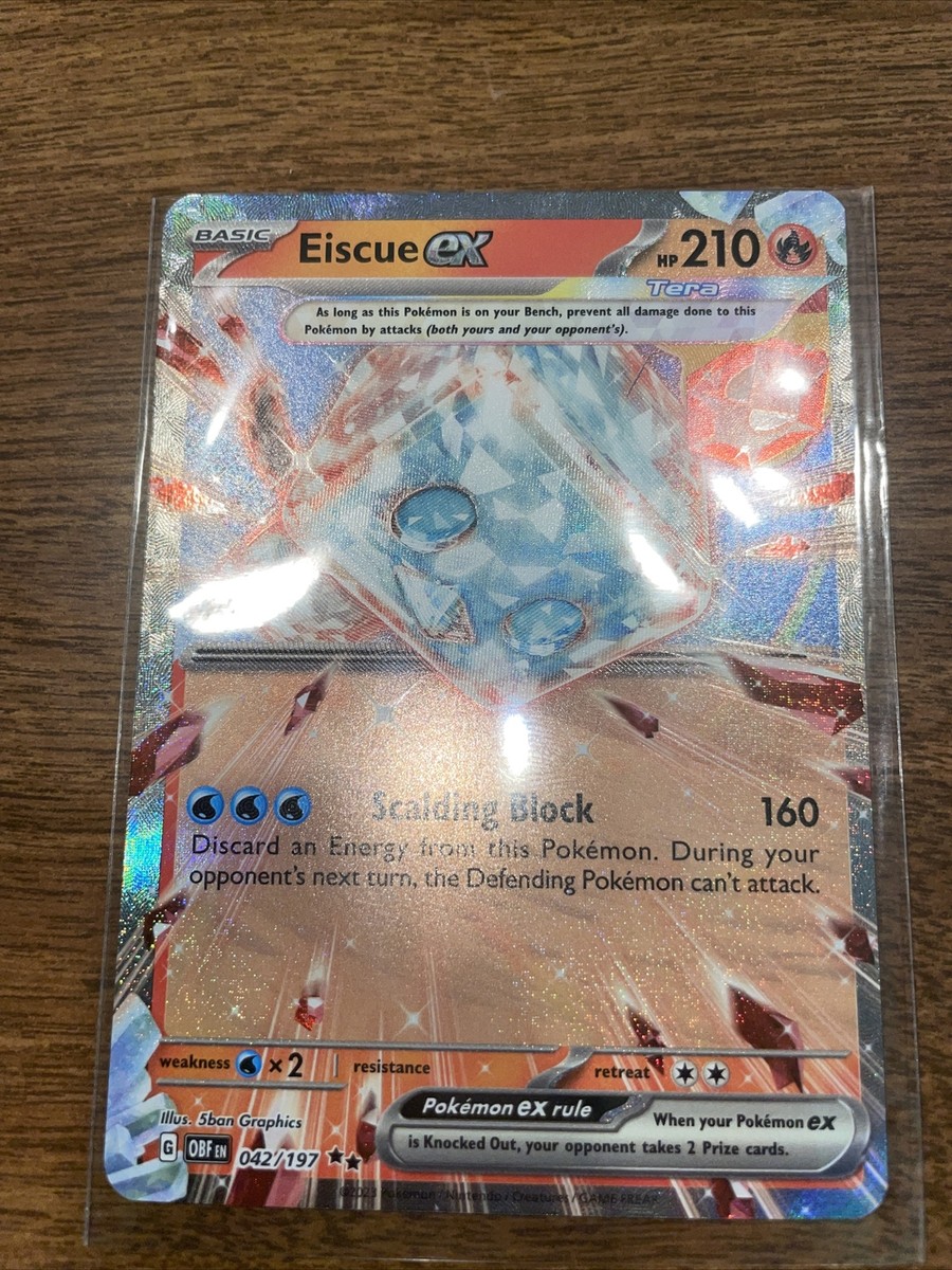 Eiscue EX En #obsidianflames #pokemon #pokemontcg, 54% OFF