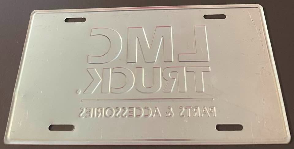 LMC Truck Parts & Accessories Booster License Plate Classic Ford ...