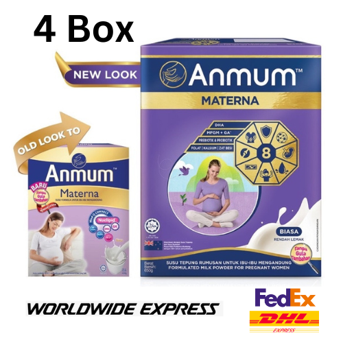 4x650g ANMUM Materna Milk For Prenatal Pregnant Women ORIGINAL FLAVOUR ...