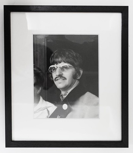 THE BEATLES - RINGO STARR Portrait Press Photo Original Gelatin silver ...