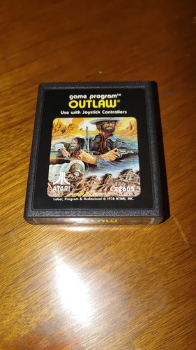 Outlaw Atari 2600 Video GAME CARTRIDGE ONLY CX2605 Vintage 1978 ...