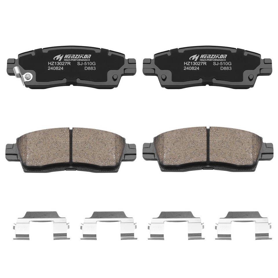 Full Ceramic Brake Pad Set Front & Rear for GM SUVs Enclave Traverse ...