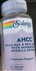 Solaray AHCC Plus NAC & Beta Glucan Immune Supprt Supplement - 30 Caps ...