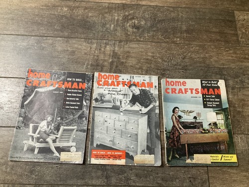 VINTAGE LOT OF 3 HOME CRAFTSMAN MAGAZINE 1950'S | eBay