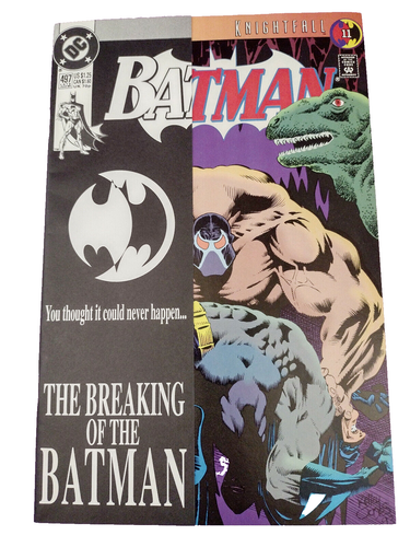 Batman Knightfall 11 The Breaking of the Batman DC Comics 497 Bane 1993 ...