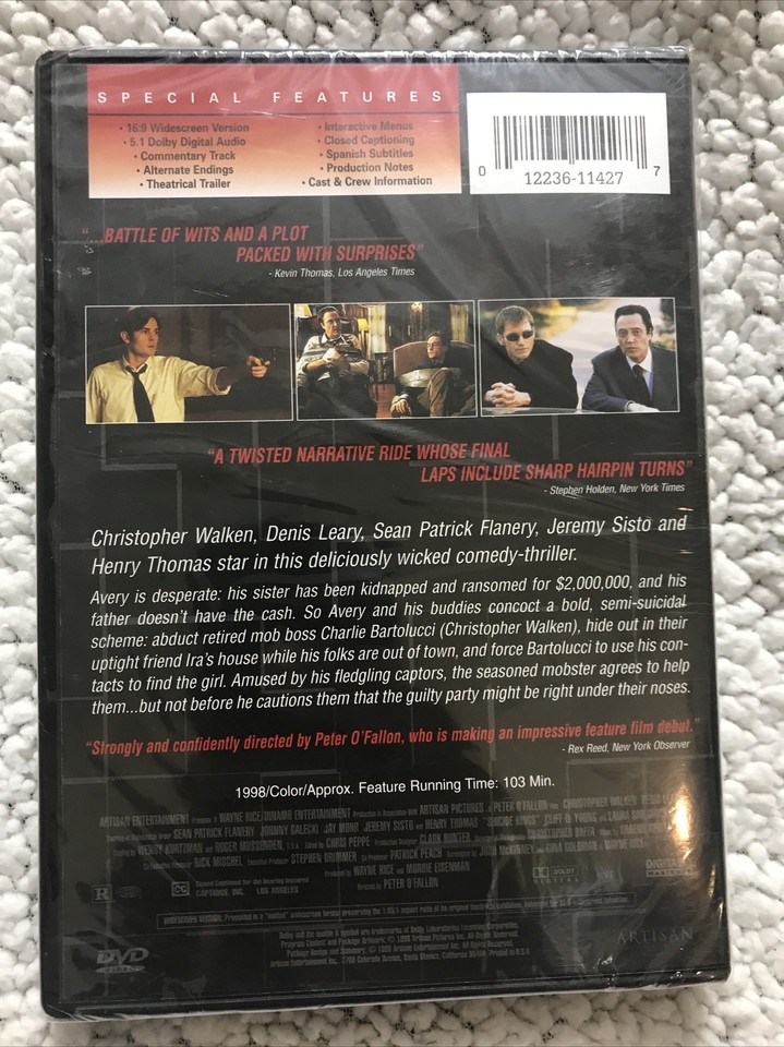 Suicide Kings (DVD, 2001, Special Edition, Widescreen) Christopher Walken NEW 12236114277| eBay