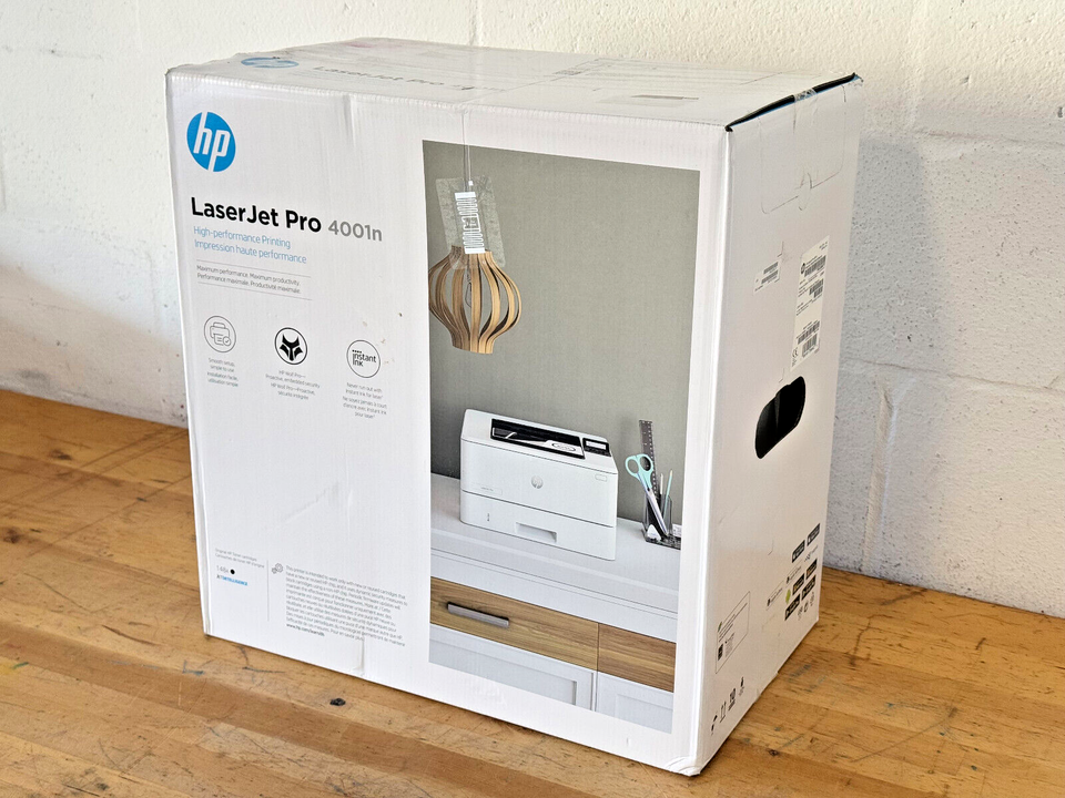 HP LaserJet Pro 4001n Laser Printer Monochrome Desktop Printer - 2Z599F ...