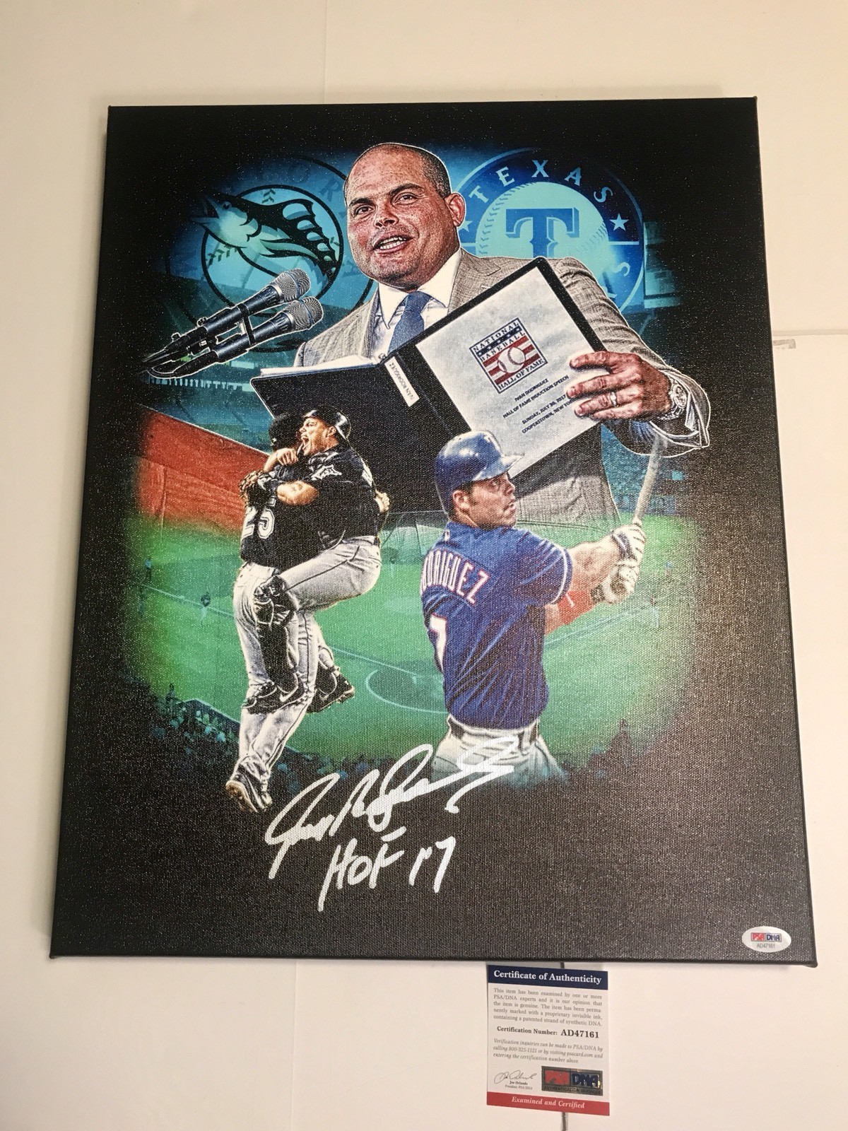 Ivan Rodriguez Autographed Memorabilia | Signed Photo, Jersey ...