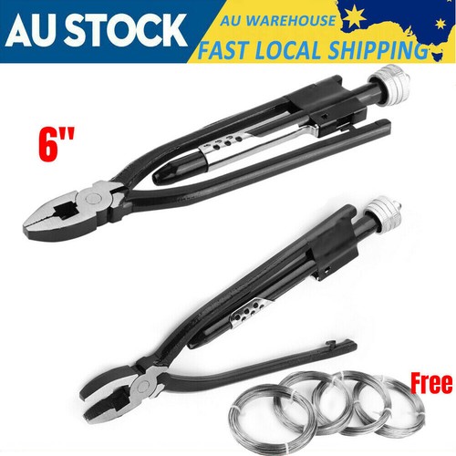6" Aircraft Safety Wire Twist Twisting Lock Pliers Tool Set + 20/18 ...